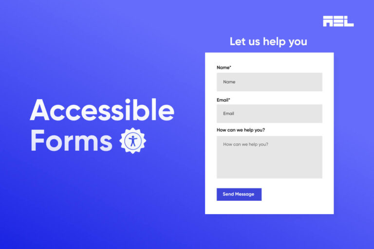 How To Create Accessible Forms On A Website Ael Data